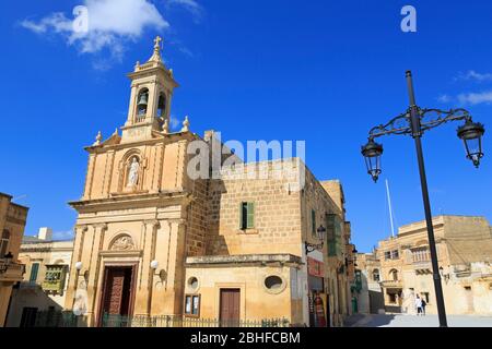 Kirche von Ta' Savina, Pjazza Savina, Victoria City, Insel Gozo, Malta ...