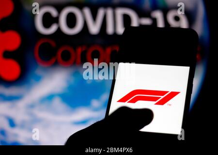 F1-Logo-Zeichen für den Formel1 Rennsport Stockfotografie - Alamy