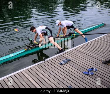 Mark Leske und Malte Grossmann. Die Athleten in Deutschland sind acht ...