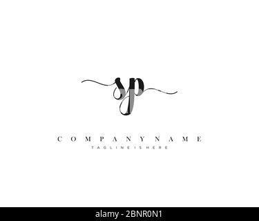 SP Letter Signature Logo Template Elegantes Design-Logo ...