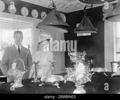 Herr und Frau Walter De Frece ( Vesta Tilley ) feiern ihre ...