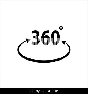 Winkel 360 Grad zeichen Symbol Geometrie mathematische Symbol volle ...