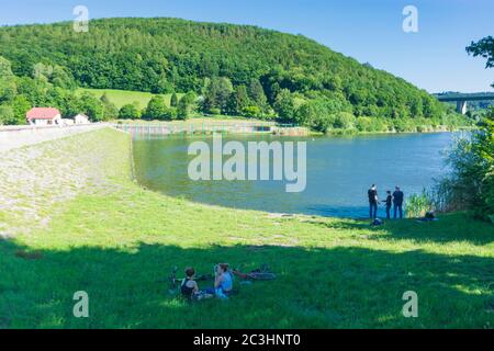 Tullnerbach: see-Stausee Wienerwaldsee in Wienerwald, Wienerwald ...