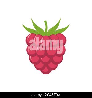 Himbeere Vektor-illustration, Berry clipart. Cartoon himbeere Vector ...