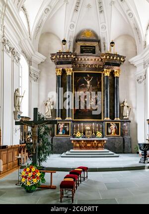 Willisau, LU / Schweiz - 3. Juli 2020: Historische Altstadt von ...