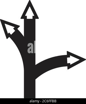 Symbol Richtung Vektor Vorlage simbol Stock-Vektorgrafik - Alamy