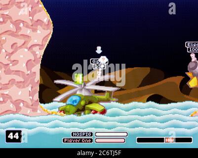 Worms Armageddon Sony PlayStation 1 PS1 PSX nur fur redaktionelle Zwecke Stockfotografie Alamy