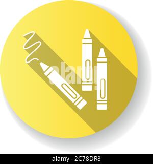 Buntstifte Icon Vektor, gefüllt flaches Zeichen, solides Piktogramm ...
