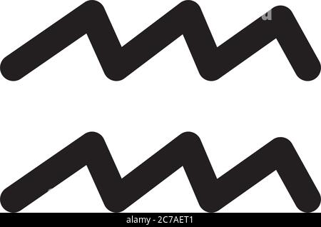 Sternzeichen Wassermann, Astrologie concept art für die Färbung. Tattoo ...