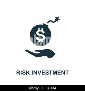 Risiko-Symbol. Einfaches Element vom Risikomanagement icons Collection ...