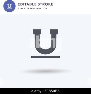 Einfaches Vektorsymbol unterstreichen. Illustration Symbol Design ...