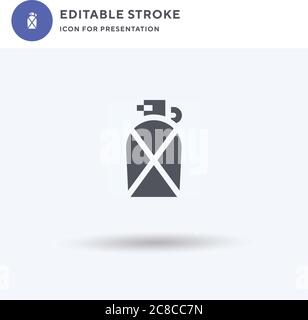 Kantine Icon Vektor, gefülltes flaches Schild, solides Piktogramm ...