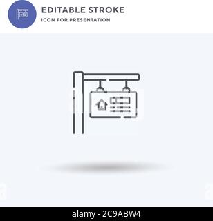 Ads Icon Vektor, gefüllt flache Zeichen, solide Piktogramm isoliert auf ...