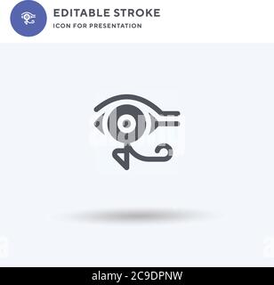 RA-Symbolvektor, gefülltes flaches Schild, solides Piktogramm isoliert ...