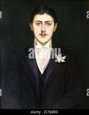 Porträt von Marcel Proust von Jacques-Emile Blanche, Musée d ' Orsay ...