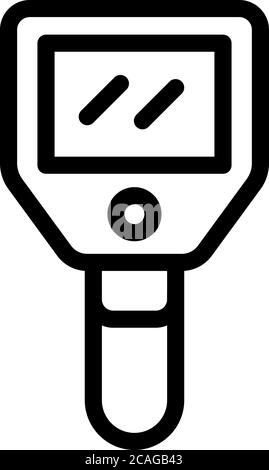 Symbol für Wärmebildkamera. Kontur der Vektorsymbole der ...