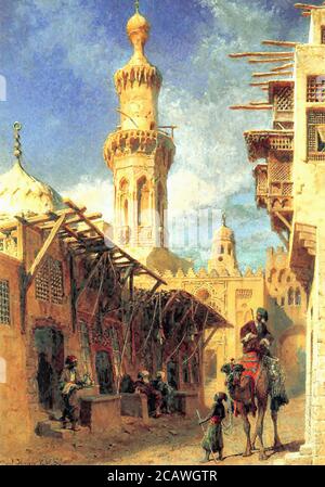 Haag Carl - die Moschee von El-Ghoree Kairo - Deutsche Schule - 19 ...