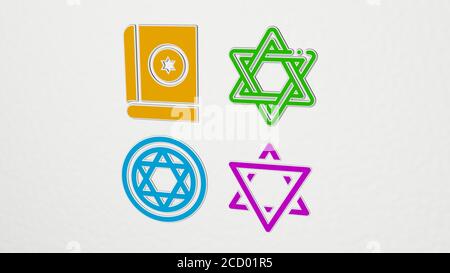 Symbole für das Judentum Stockfotografie - Alamy