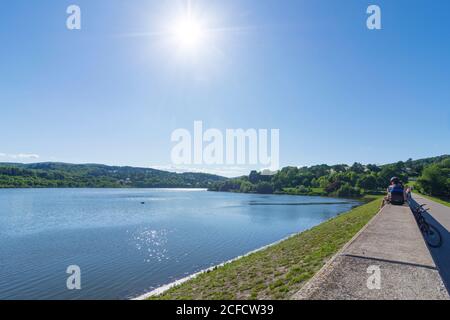 Tullnerbach: see-Stausee Wienerwaldsee in Wienerwald, Wienerwald ...