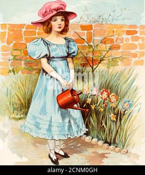 PRETTY MAIDS ALL IN eine Reihe, von links: Gretchen Personen Carpenter ...