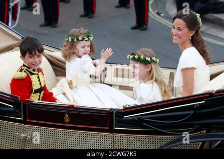 William Lowther-Pinkerton, Pippa Middleton AndMargarita Armstrong-Jones ...