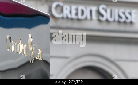 Logo der Bank Leu in Zürich, Schweiz Stockfotografie - Alamy