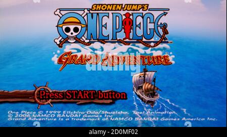 Shonen Jumps One Piece Grand Adventure Sony PlayStation 2 PS2 nur fur redaktionelle Zwecke Stockfotografie Alamy