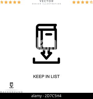 Arbeitsplan Symbol. Einfaches Element von der Produktivität icons ...