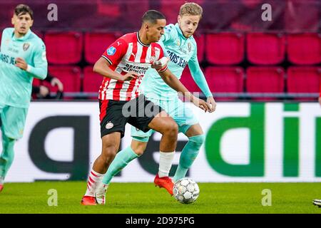 Mohamed Ihattaren vom PSV Eindhoven, Dante Rigo vom ADO Den Haag ...