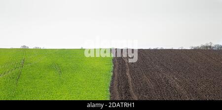 Schwarzerde der Ukraine, schwarzer Erde land Stockfotografie - Alamy