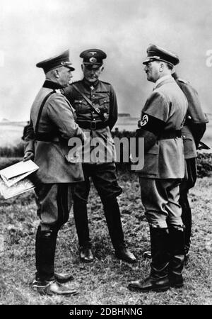 Hitler V. Blomberg 1937 Stockfotografie - Alamy