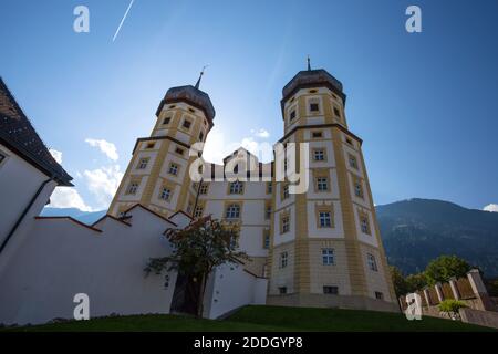 Stift Stams, einem barocken Zisterzienserkloster in der Gemeinde Stams ...