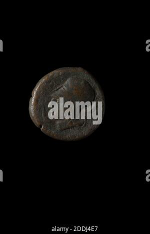 Vorderansicht Griechische Münze, Syrakus, Antike und mittelalterliche ...