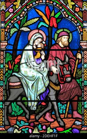 Bibelgeschichte - Joseph Und Maria Mit Dem Jesuskind Flucht Nach ...