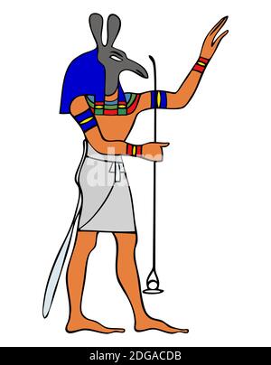 -Gott des alten Ägypten - Gott der Stürme, Wüste, Chaos und Krieg ...