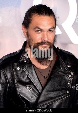 Jason Momoa Teilnahme an der Aquaman Premiere im Cineworld in Leicester ...