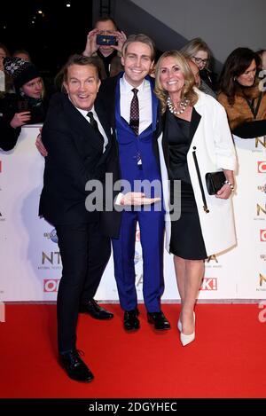 Bradley Walsh und Donna Derby Teilnahme an den Brit Awards in der O2 ...