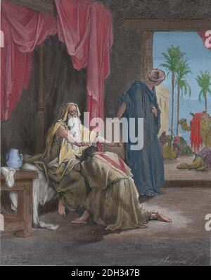 Isaak wird von Jacob Genesis getäuscht. Kegel 27. Stich von Julios ...