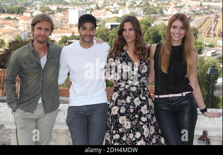 Philippe Lacheau, Tarek Boudali, Charlotte Gabris und Andy Raconte beim ...