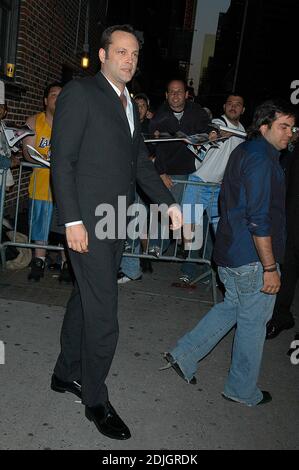 Die Late Show mit David Letterman. Unter den Teilnehmern waren Tom ...