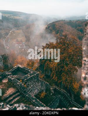 Ruine, Schloss Gundelfingen, Lautertal, Großer Lauter, Schwäbische Alb ...