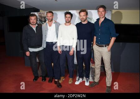 Paul Hamy, Olivier Chenille, Alban Lenoir et Samuel Jouy lors de la ...