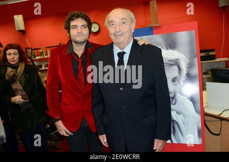 Mathieu Chedid und Louis Chedid nahmen an der Eröffnung der ...