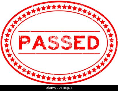 QC bestanden Gummistempel. Rot QC bestanden Gummi Grunge Stempel Siegel ...