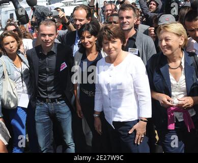 Anne Hidalgo, Jean-Marc Germain, Bruno Julliard, französischer Kandidat ...