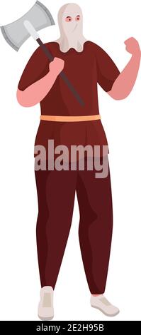 Cartoon Vector Fantasie mittelalterlicher Henker Hangman Henker mit ...