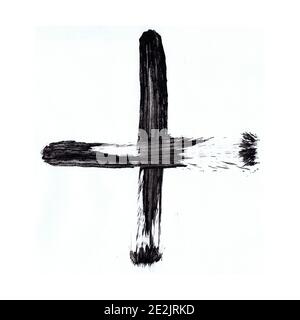 0016 Ogham Ailm White Fir A invertiert Stockfotografie - Alamy