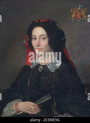 Marie Joséphine Jacoba van Marcke de Lummen (1818-1894) * Öl auf ...