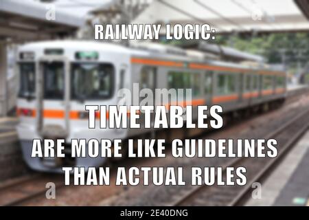 Eisenbahnlogik lustige Meme für den Austausch von sozialen Medien ...
