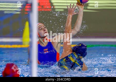 TRIEST, ITALIEN - JANUAR 22: Simone van de Kraats aus den Niederlanden ...